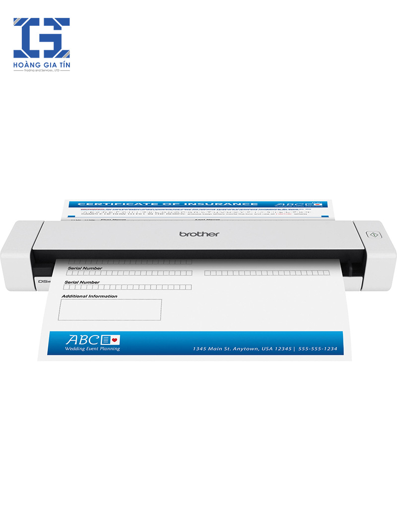 Máy Scanner xách tay Brother DS-620 ( 1 mặt ) – Hoàng Gia Tín
